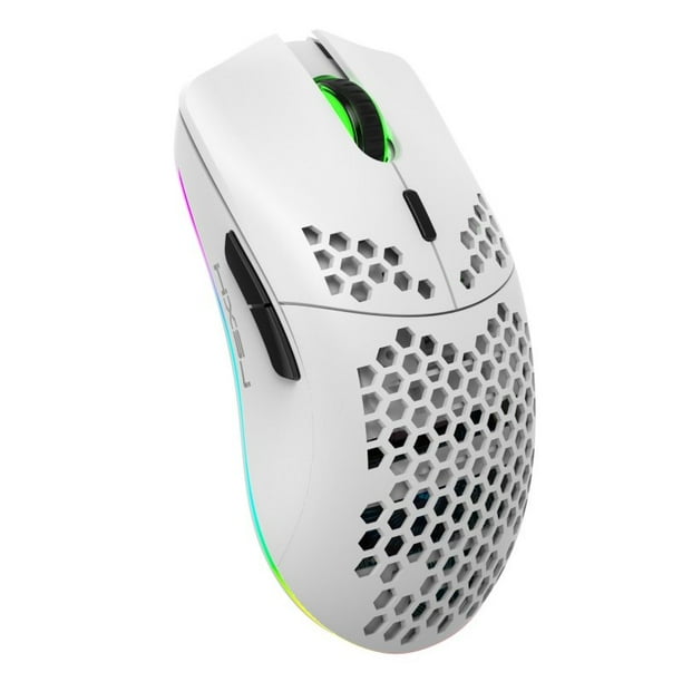 750mAh 2.4G Wireless Computer Mouse Rechargeable Rgb Hole Gaming Mouse ...