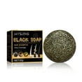 Wdhugt Black Shampoo Bar Soap for Gray Hair Shampoo Bars Mane Gray ...