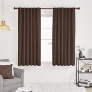 Home Essence Preston Plaid Rod Pocket and Back Tab Panel with Fleece ...
