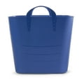 Life Story 25 Liter 6.6 Gallon Durable Plastic Storage Tote, Blue (12 ...