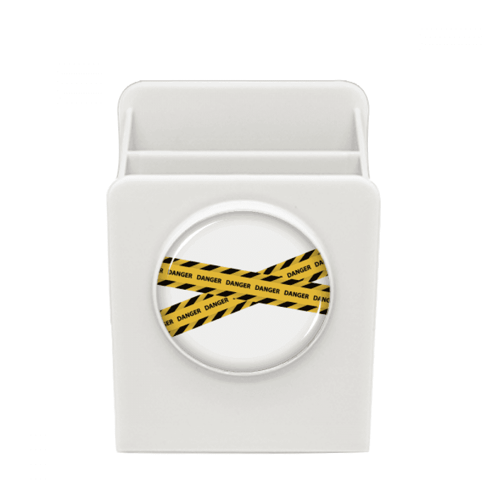 Logo Danger Warning Art Deco Fashion Desk Pencil Holder Cup Pen ...