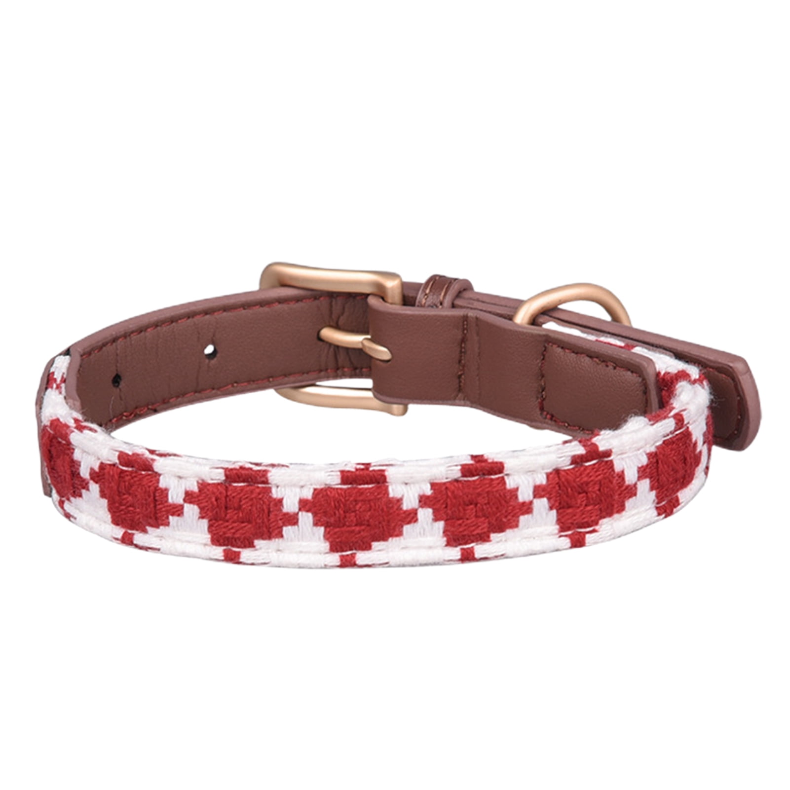 Dog Harness, Dog Collars for Small Medium Large Dogs, Braided Leather ...