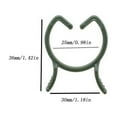 Qiweii Garden Plant Support Clips Butterfly Buckle Large Figure 8 Tie ...