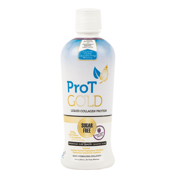 ProT Gold Liquid Collagen Protein - 30oz - Berry - Walmart.com