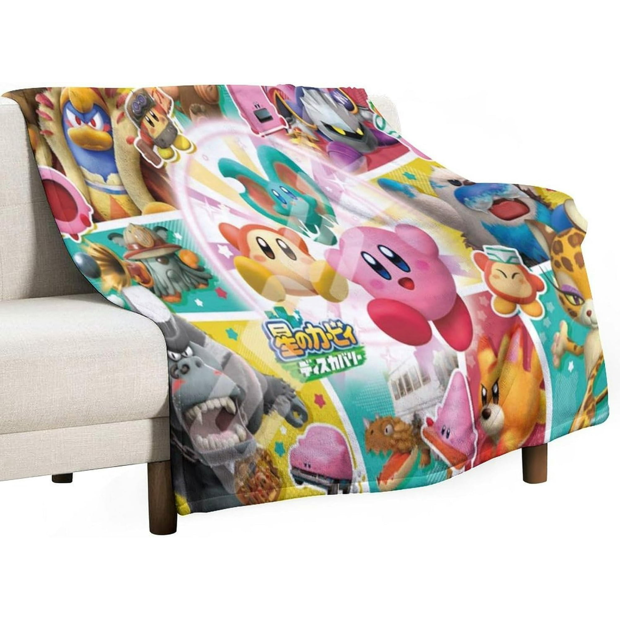 Click here for Kirby Anime Blanket Anime Cute Warm All Season Kid... prices