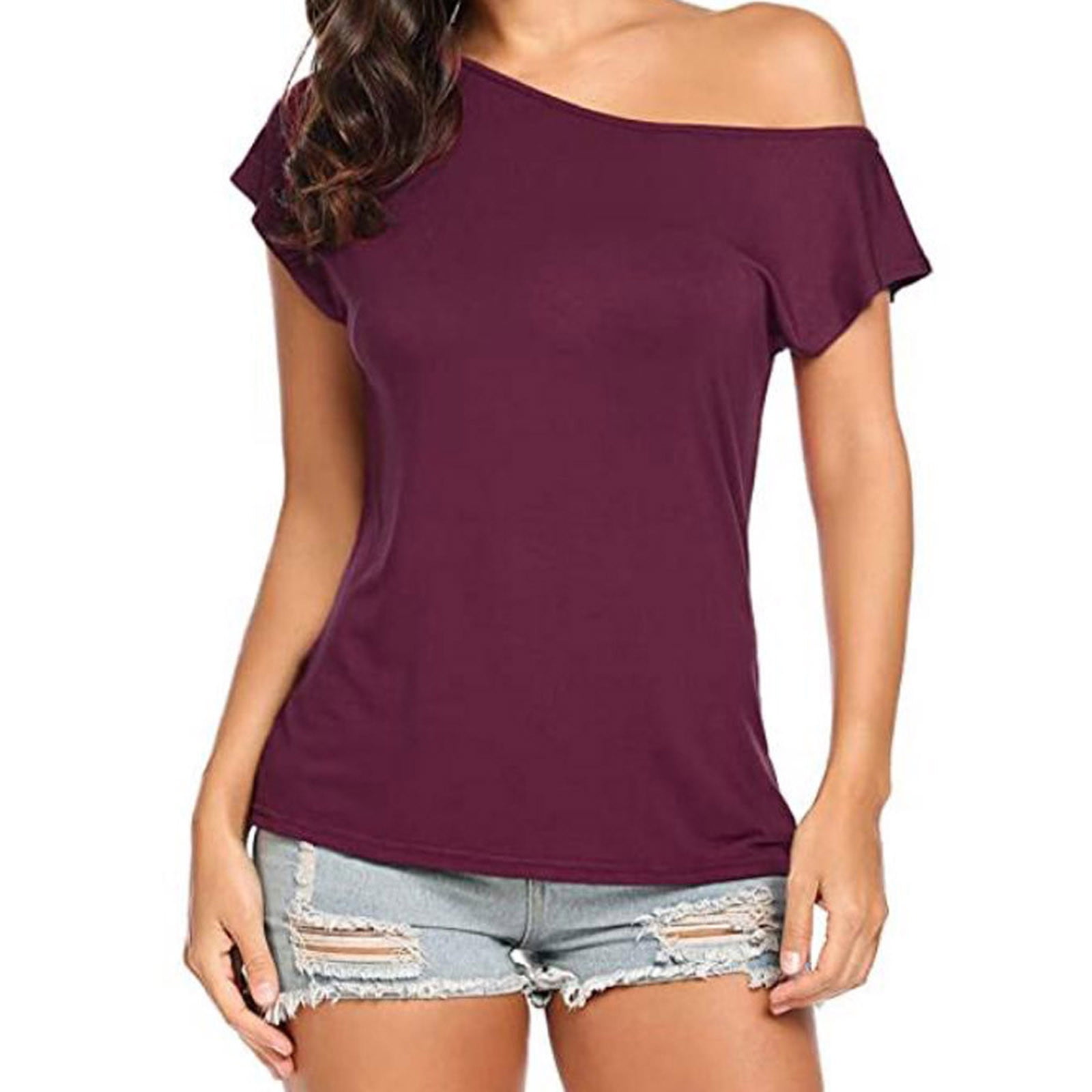 Click here for Birdeem Womens Casual Off Shoulder Tops Short Slee... prices