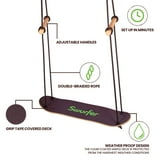 Swurfer TreeSkate Stand Up Skating Swing, Wooden Outdoor Swing for Kids ...
