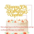 Custom Happy Birthday Cake Topper Cake Decorations Birthday Party Cake ...