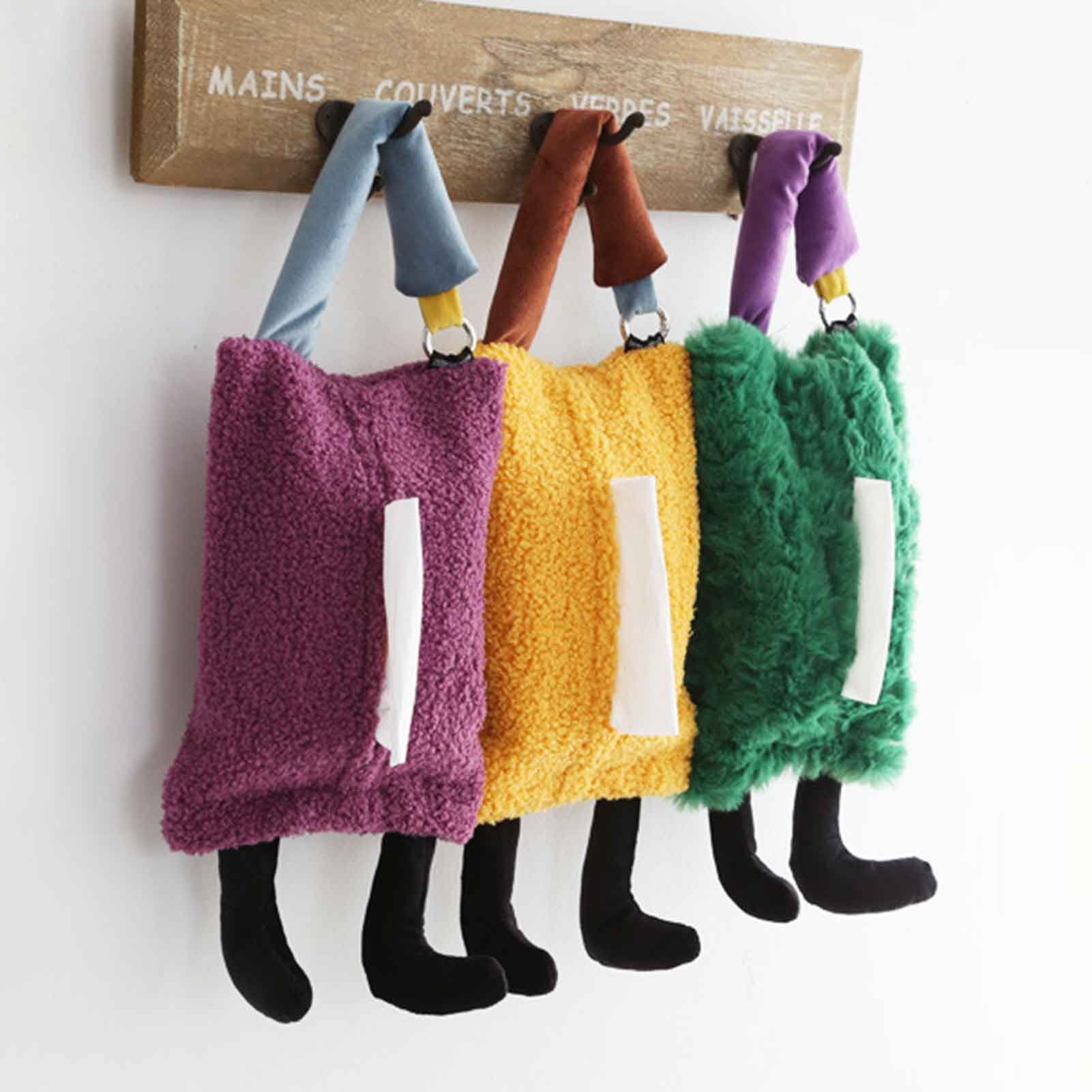 Yesbay Tissue Box Hanging Handle Fastener Tape Easy to Refill ...