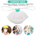 LotFancy N95 Respiratory Particle Mask, NIOSH Approved, Smoke Dust ...
