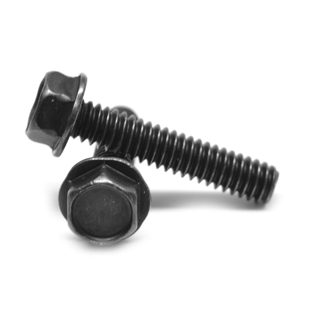 1/4-20 x 1/2 Coarse Thread Machine Screw Hex Washer Head Low Carbon ...