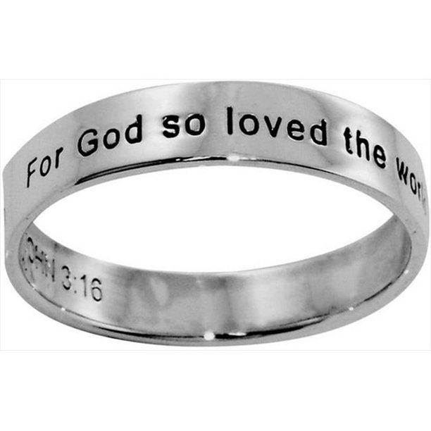 Solid Rock Jewelry 760623 Ring John 3 16 Style 493 Stainless Steel Size ...