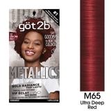 Got2b Metallics Permanent Hair Color, M65 Deep Red - Walmart.com