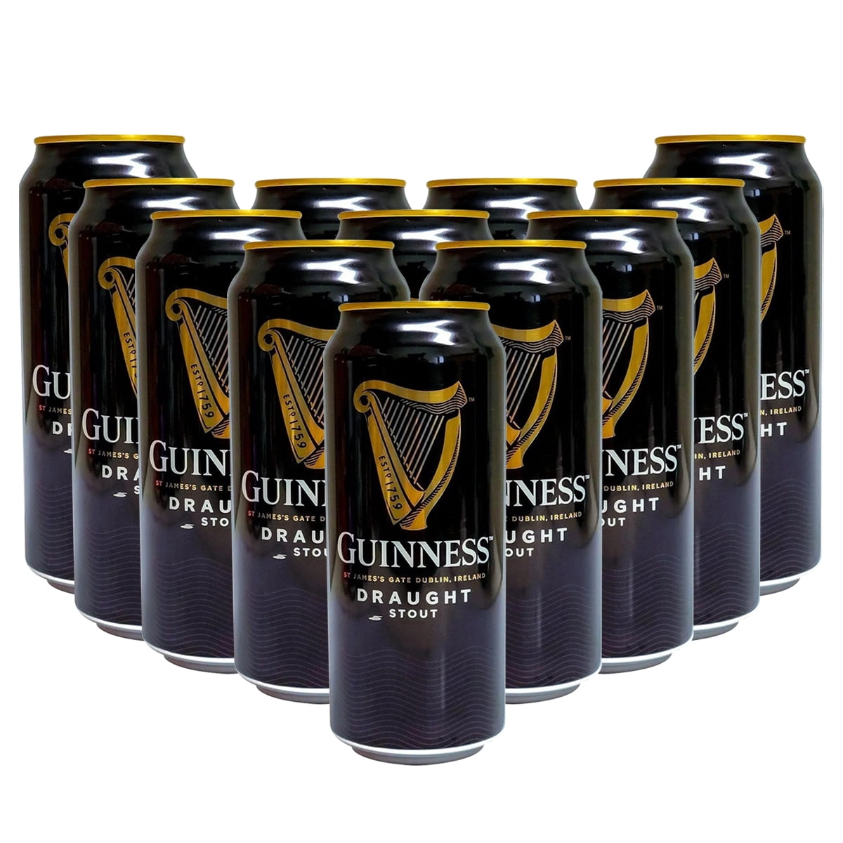 12 Pack Cerveza Guinness Draught Lata 440ml C/u Guinness stout ...