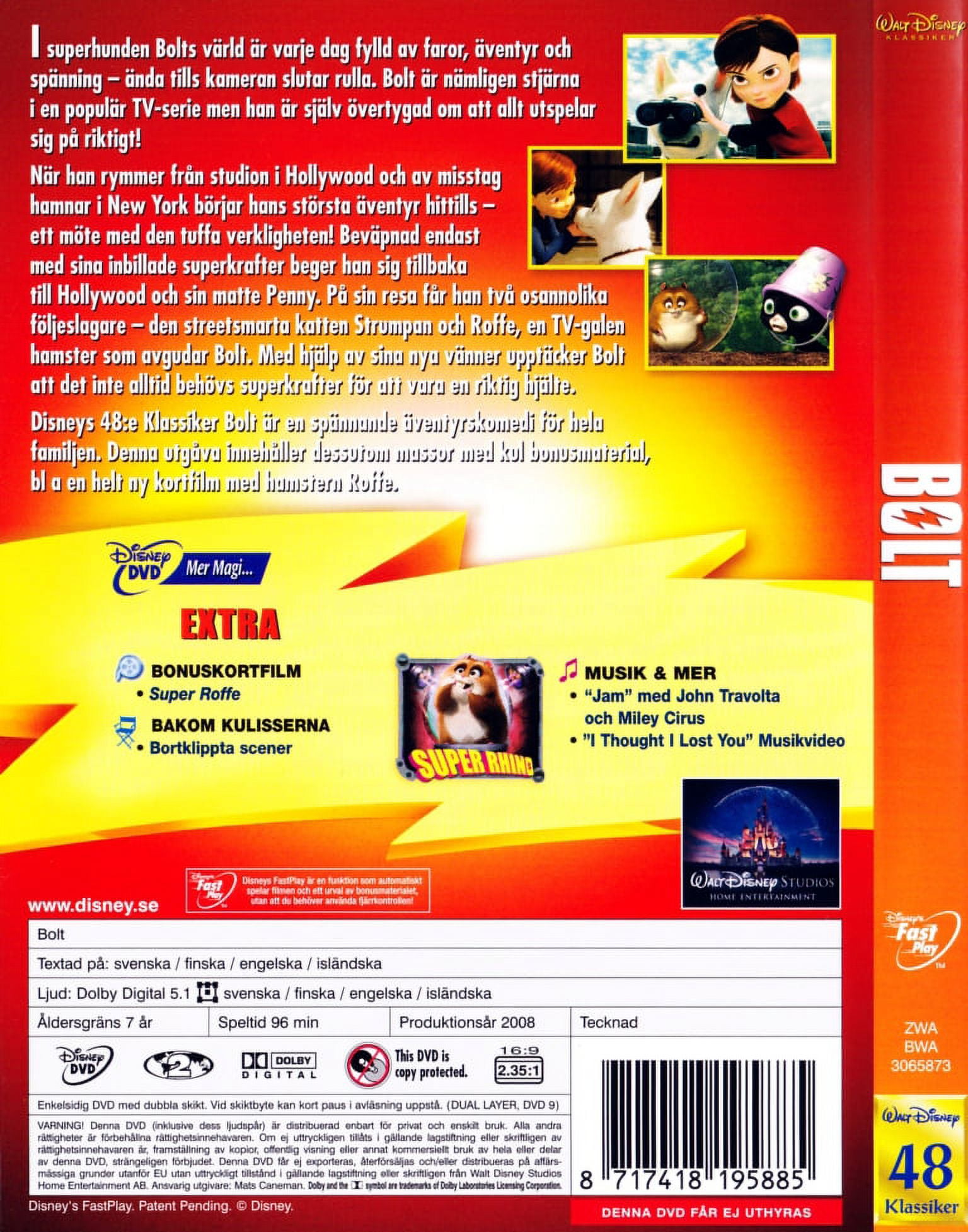 Bolt Dvd Cover Art