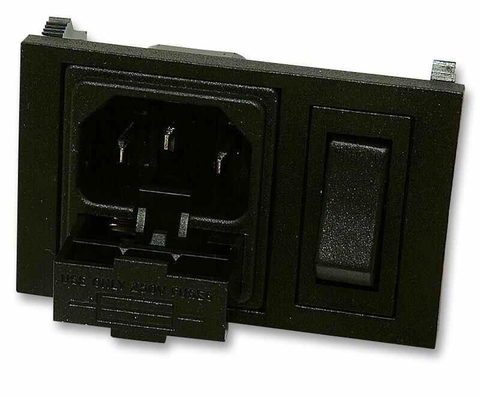 BULGIN LIMITED - IEC Inlet, Switch and Fused - Walmart.com