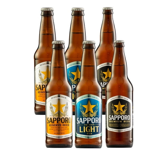 Six Pack Cerveza Sapporo Surtido 355 Ml Sapporo Cerveza, Premium | Bodega Aurrera en línea