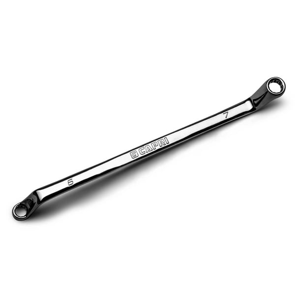 Capri Tools 6 X 7 Mm 75 Degree Deep Offset Double Box End Wrench