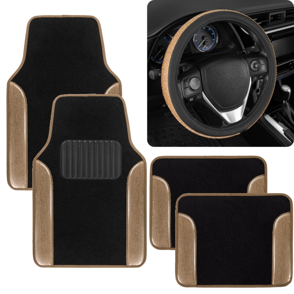 Vibrant Color Car Accessory Gift Set, Includes Two-Tone Glitter PU ...