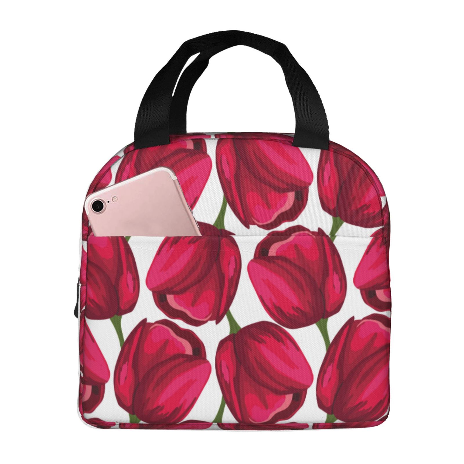 Disketp Tulips Flowers Bolsa Térmica para Almuerzo para Hombre y Mujer, Ideal para Trabajo ...
