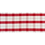 Red Tinsel Plaid Fringed Table Runner 13x72 - Walmart.com
