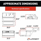 Lippert Components 3722863 Electric Step (Step 34 Series Double Tread ...