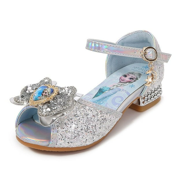Disney filles princesse chaussures printemps nouveaux enfants talons ...