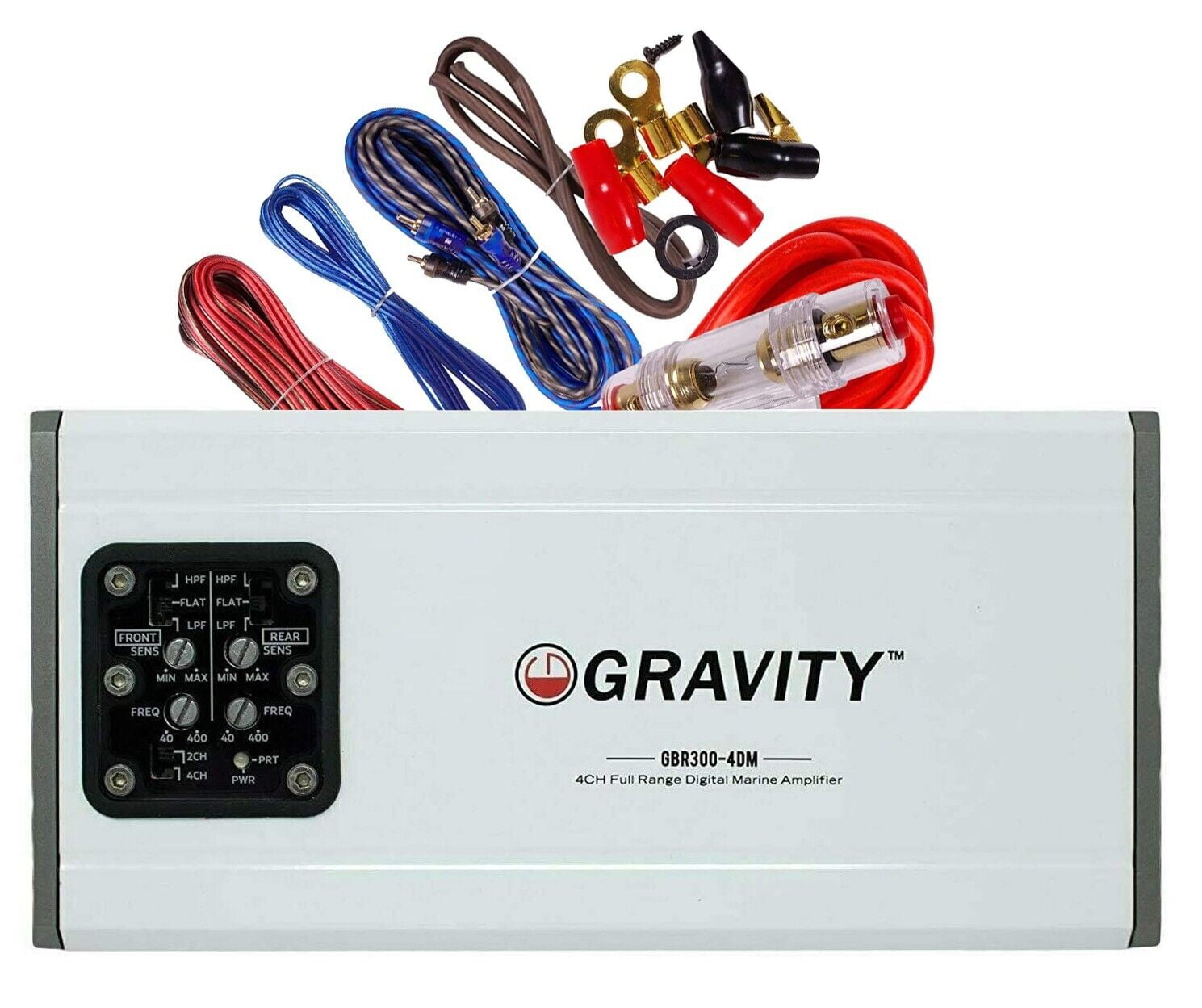 Gravity 600Watt RMS 4Channel MOTORCYCLE MARINE BOAT RZR/ATV/UTV ...