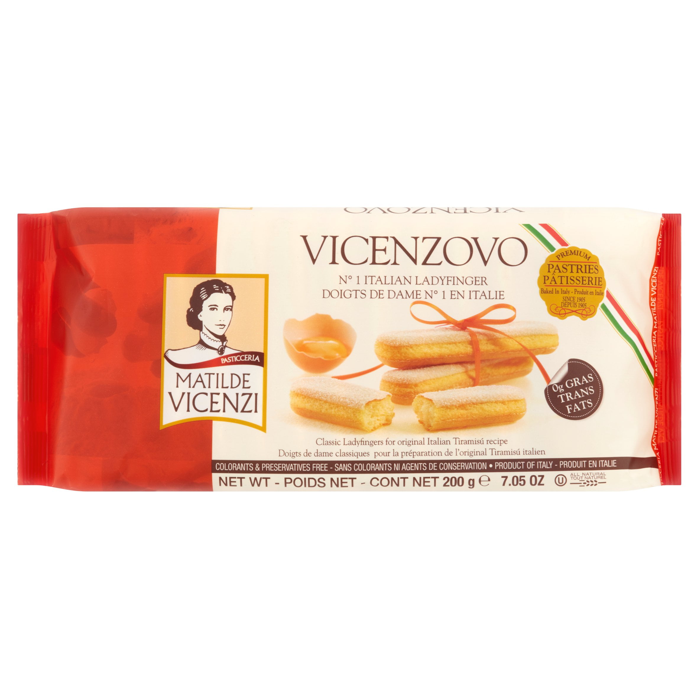 Vicenzi Cookie Lady Finger,7.05 Oz (Pack Of 12) - Walmart.com