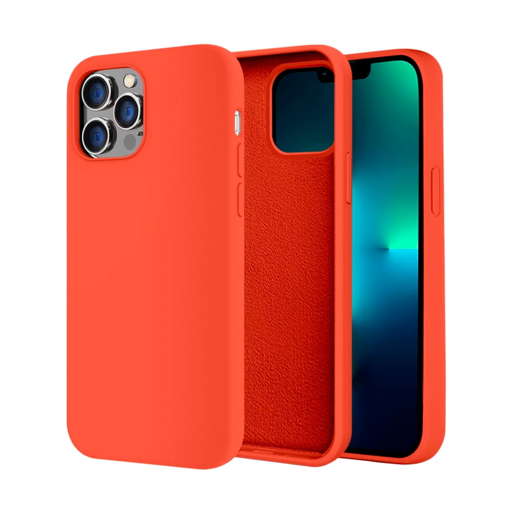 Funda de Protección para iPhone 13 Pro Max - Sovico - Silicón con Forro de Microfibra | Bodega ...