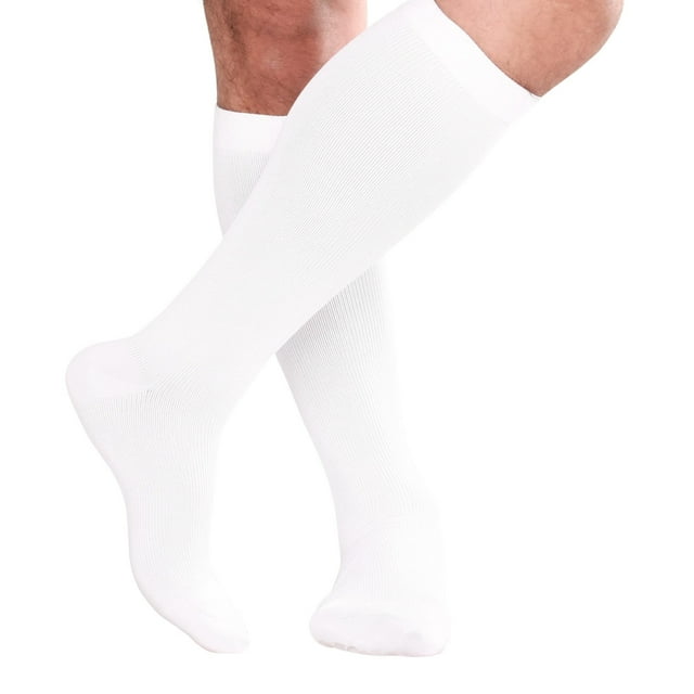 Made in USA - Mens Compression Stockings 15-20 mmHg for Swelling ...