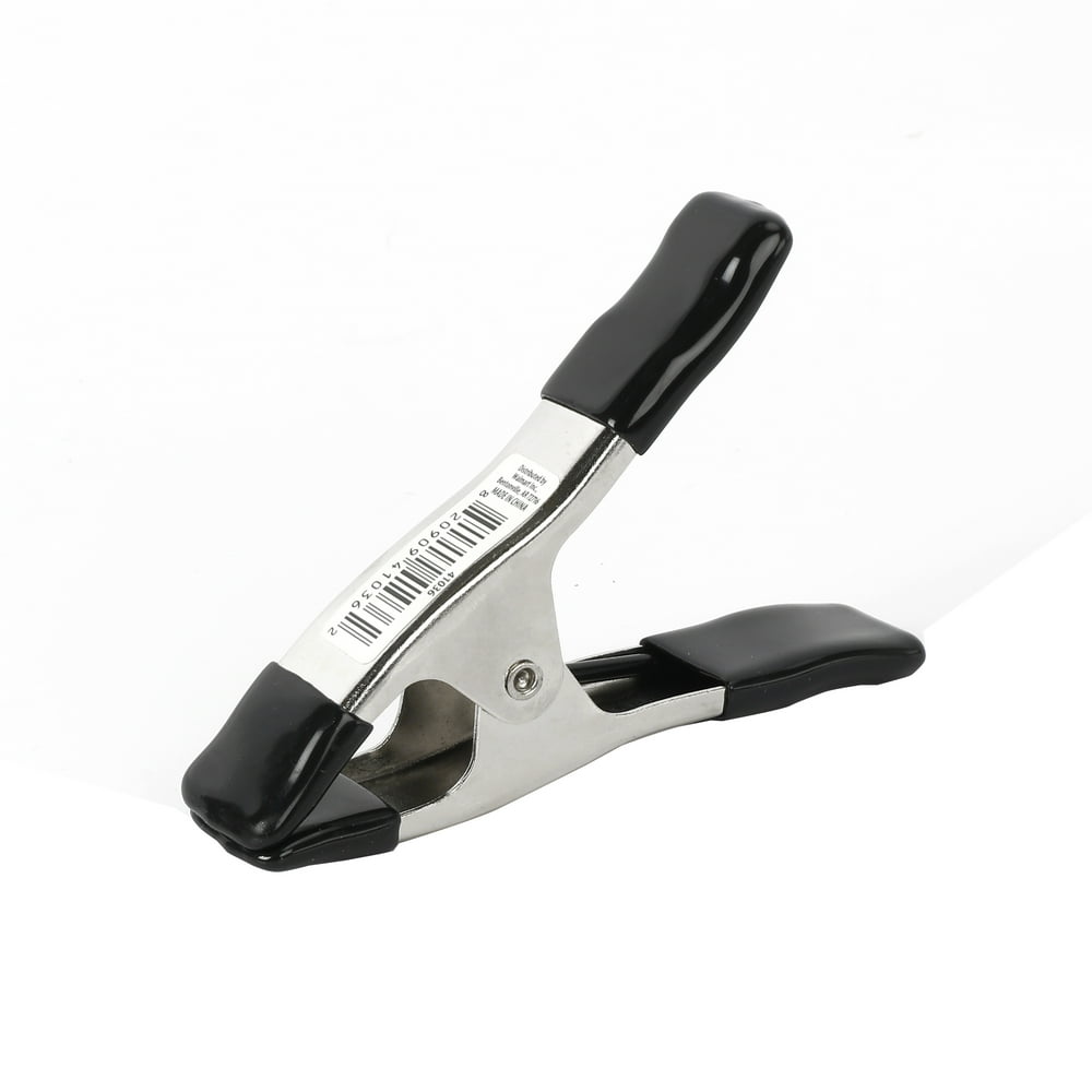 Hyper Tough 1-Inch Metal Spring Clamp with Rubber Tips and Handles ...