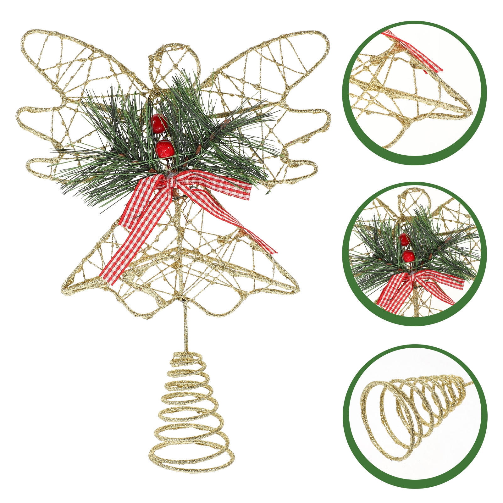 Click here for Milisten Golden Iron Christmas Tree Topper Decor S... prices