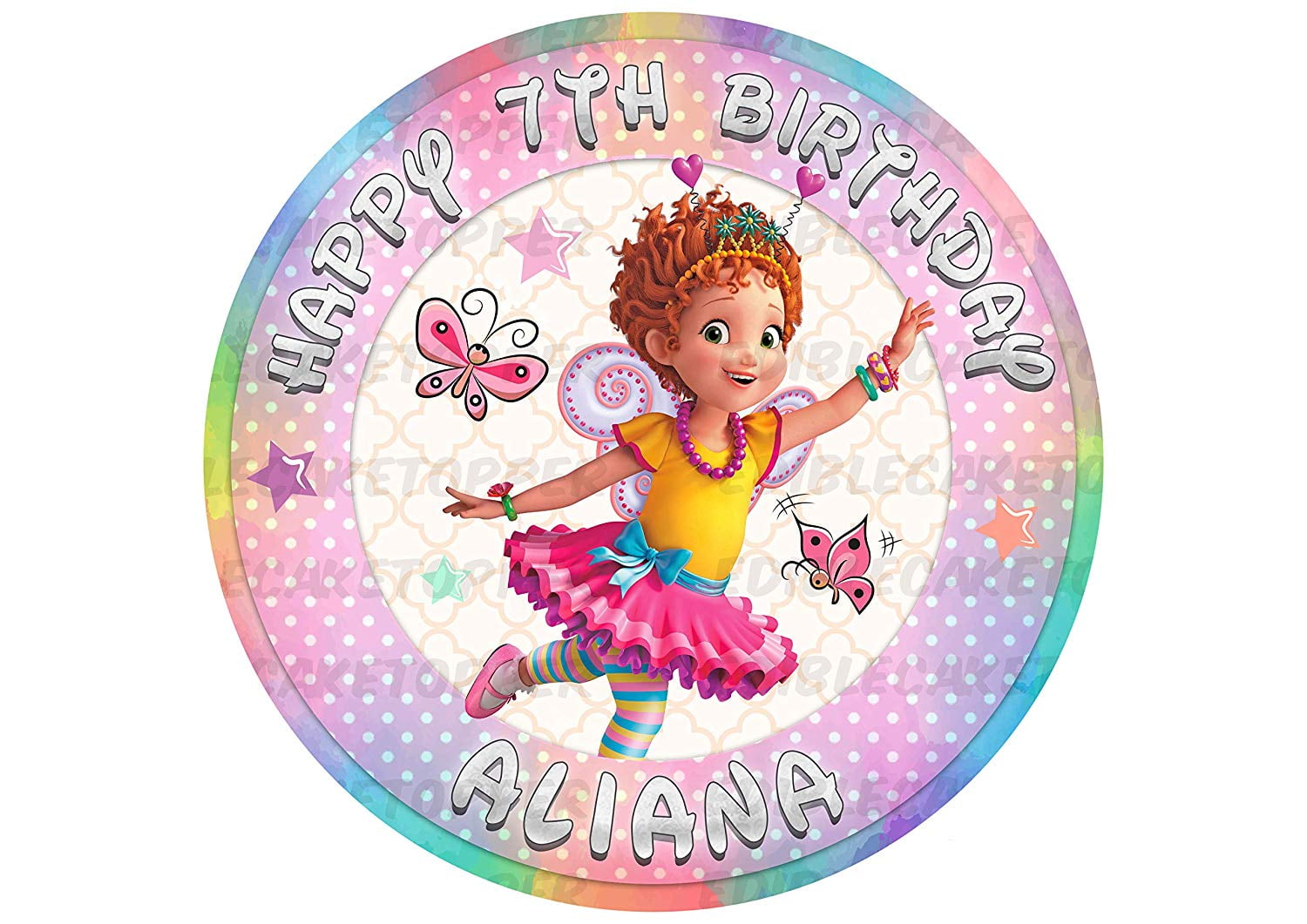 Fancy Nancy Edible Edible Cake Image Topper Personalized Picture 8 ...