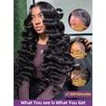250 High Density Loose Deep Wave Pattern Wigs 30 40 Inch 13x6 HD Lace ...