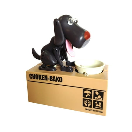jovati Little Dog-Puggy Bank Automated Dog Steal Coin Bank-Piggy Bank ...