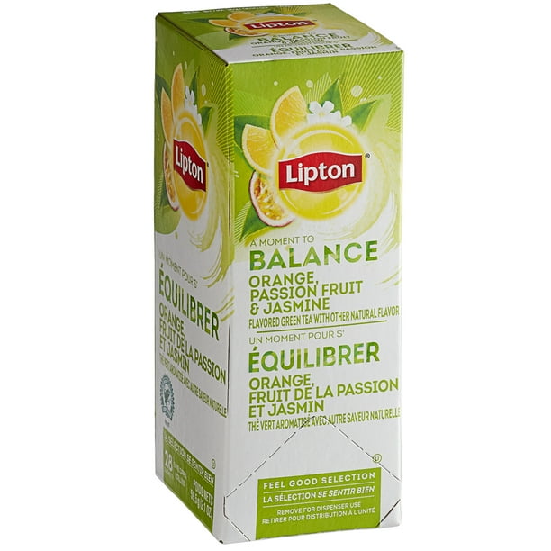 Lipton Green Tea with Orange, Passion Fruit, and Jasmine Tea Bags - 28 ...