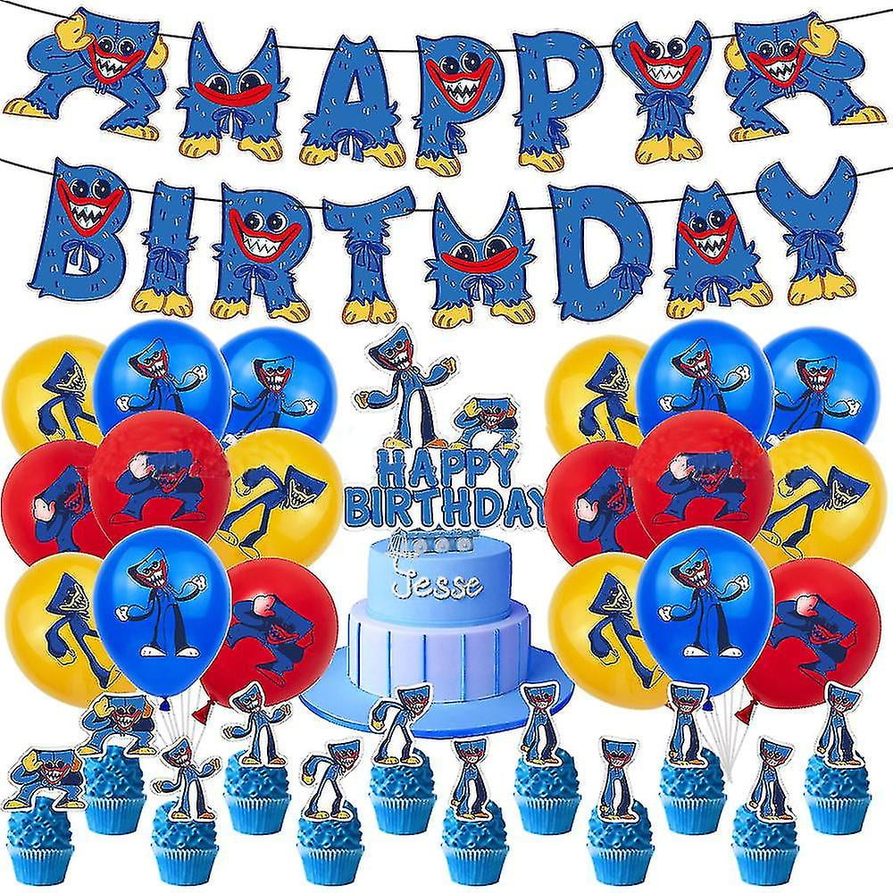 Click here for Ekiwen Huggy Wuggy Birthday Party Decoration Poppy... prices