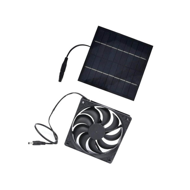 Solar Powered Panel Fan Outdoor Ventilation Fans Saving exhaust for ...