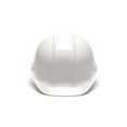 White Standard Shell Hard Hat with 4 Point Snap Lock Suspension ...