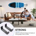 1Pair Hot Surfboard Mount Rack,Kayak Boat Wall Rack Black - Walmart.com