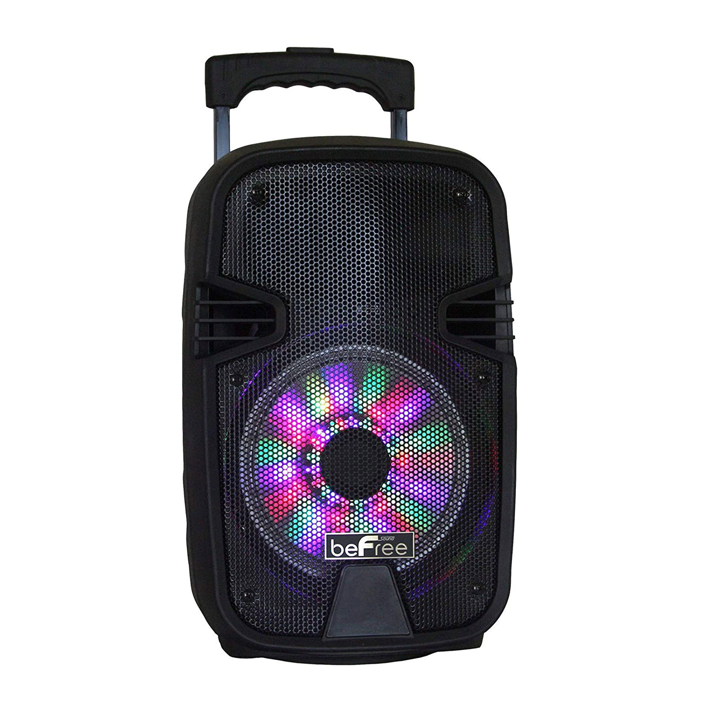 beFree Sound 8 Inch Bluetooth Portable Party Speaker with USB, SD and ...