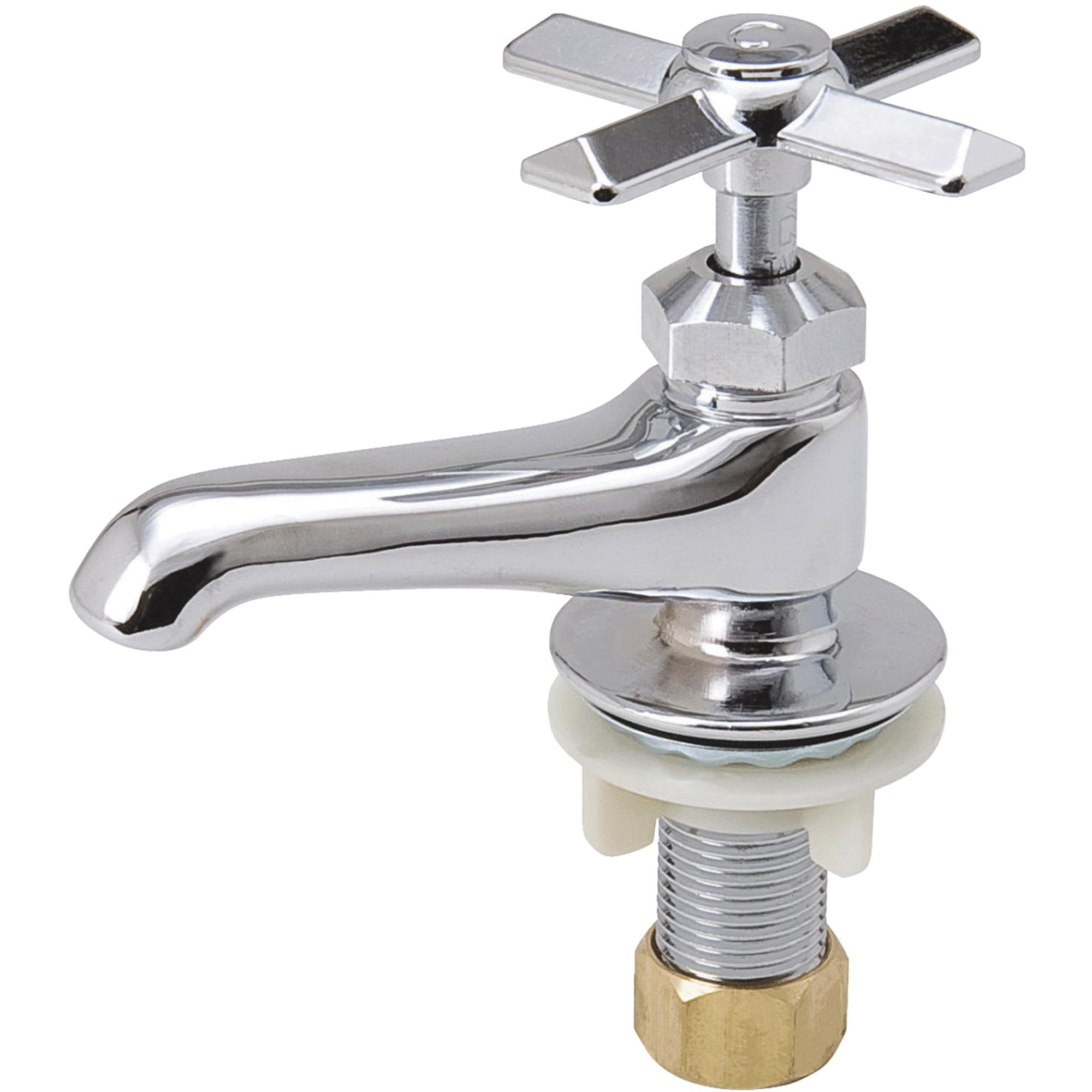 B & K Polished Chrome 2.2 GPM Self-Closing Basin Faucet 120-003NLA ...