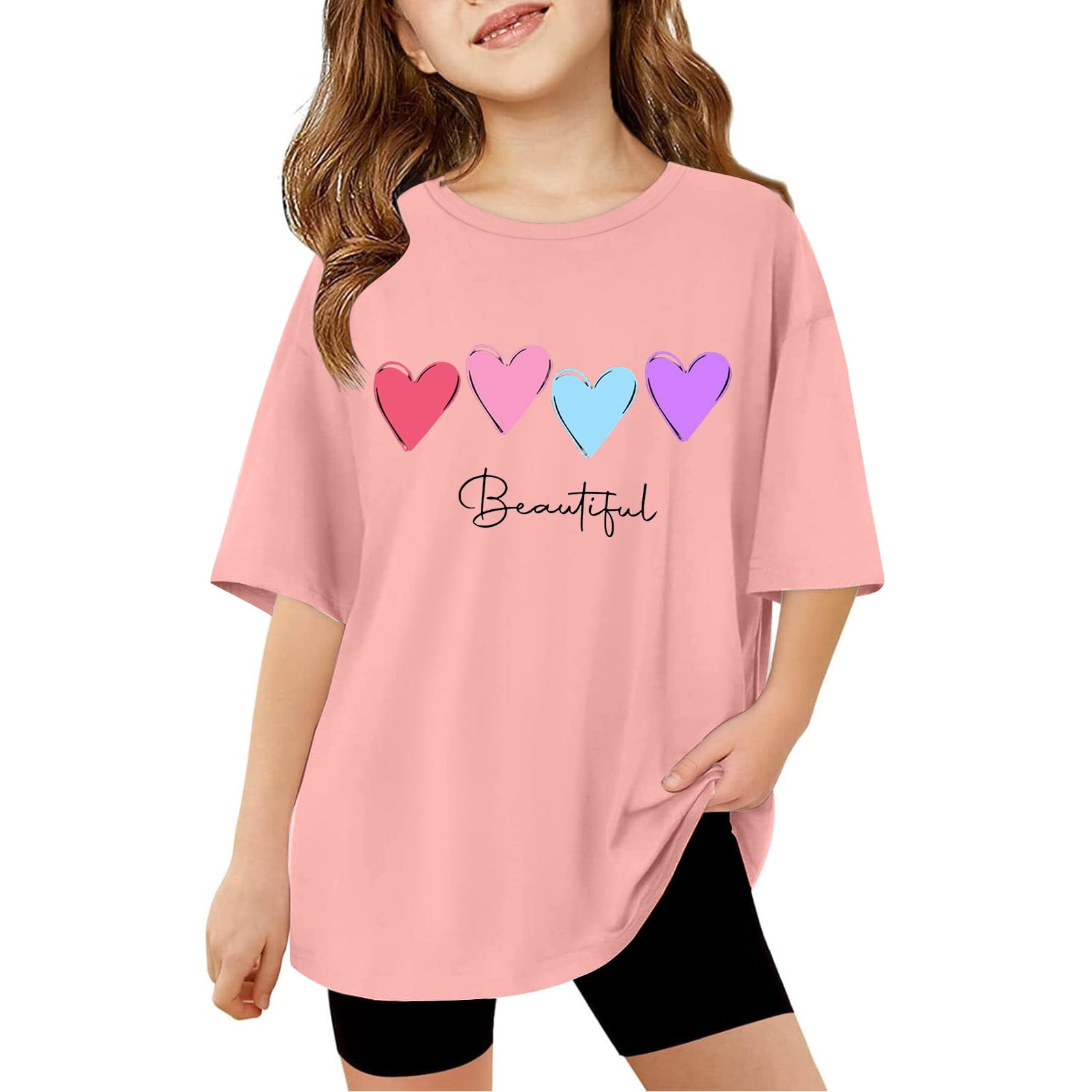 Click here for Feolixe Children Kids Girls Letter Printed Short S... prices