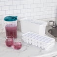 Mainstays Set of Two Stacking Ice Cube Trays, Freezer-Safe, Durable ...
