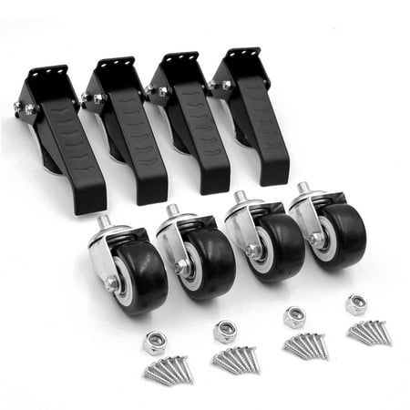 dodocool Aluminum Alloy Moving Casters Workbench Casters 360 Degree ...