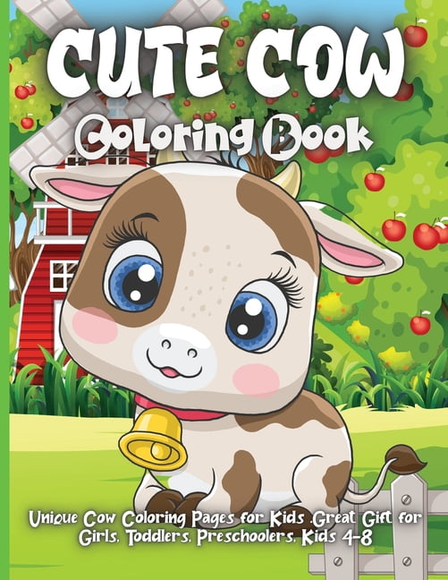 Cute Cow Coloring Pages For Kids