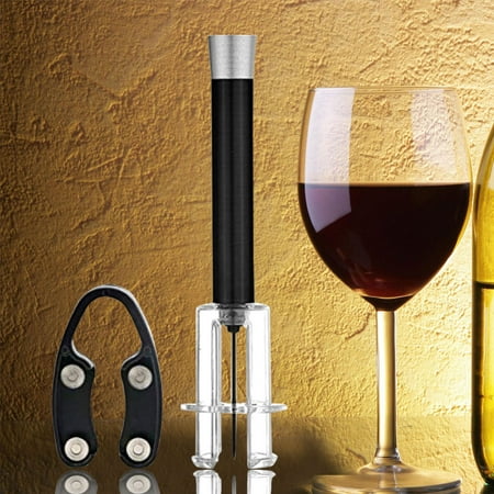outdoorline 2 Pcs/set Wine Bottle Corkscrew Air Pressure Cork Remover ...