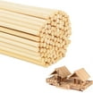 100Pcs 1/8 x 6 Inch Wooden Dowel Rods Wood Sticks for Crafts - Walmart.com