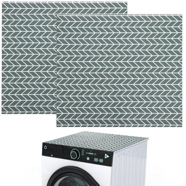 Anti-Slip Washer or Dryer Top Mat Covers, 27" x 31.5" Flower Design ...